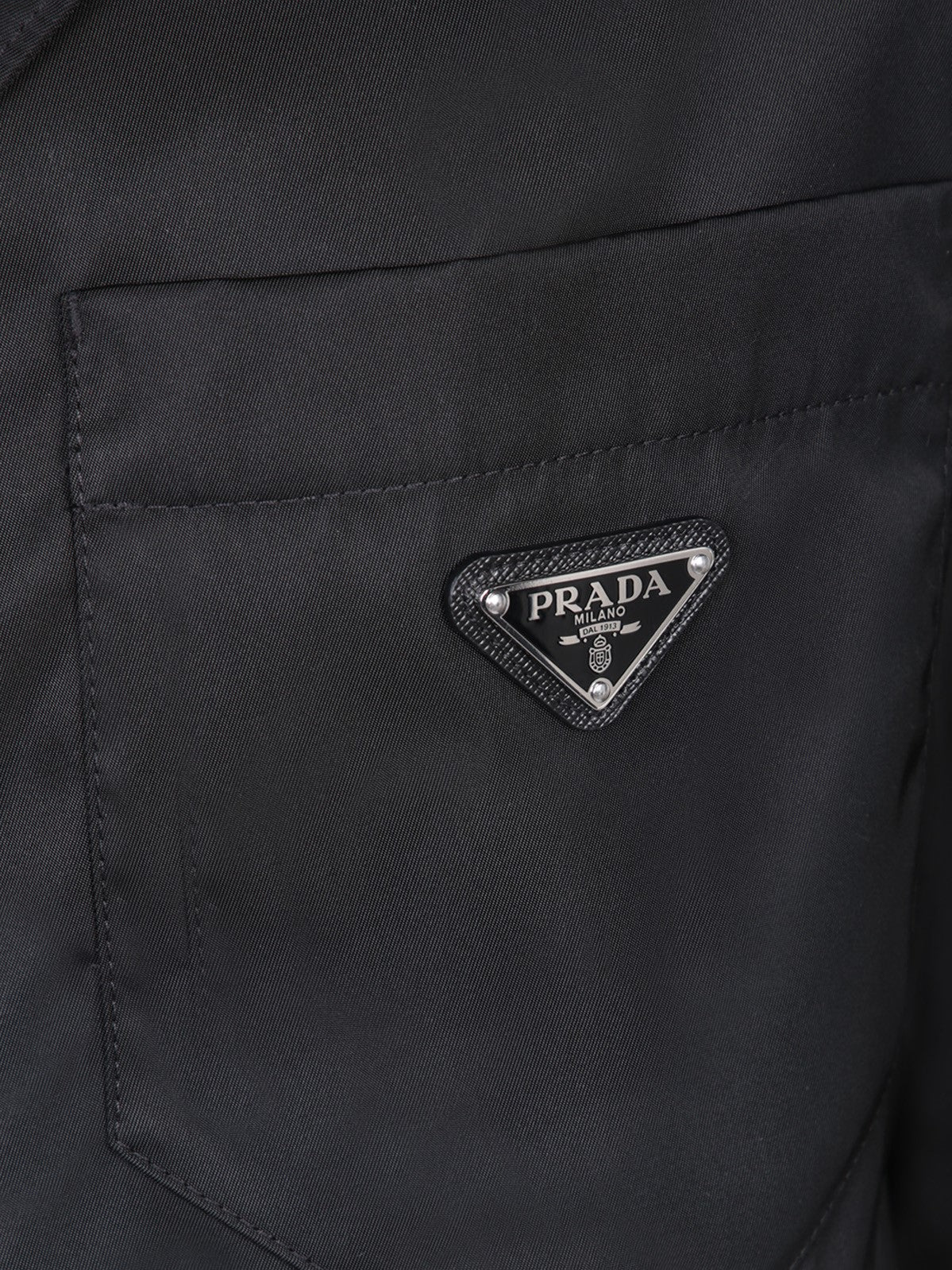 Re-Nylon logo black shier – DELL'OGLIO