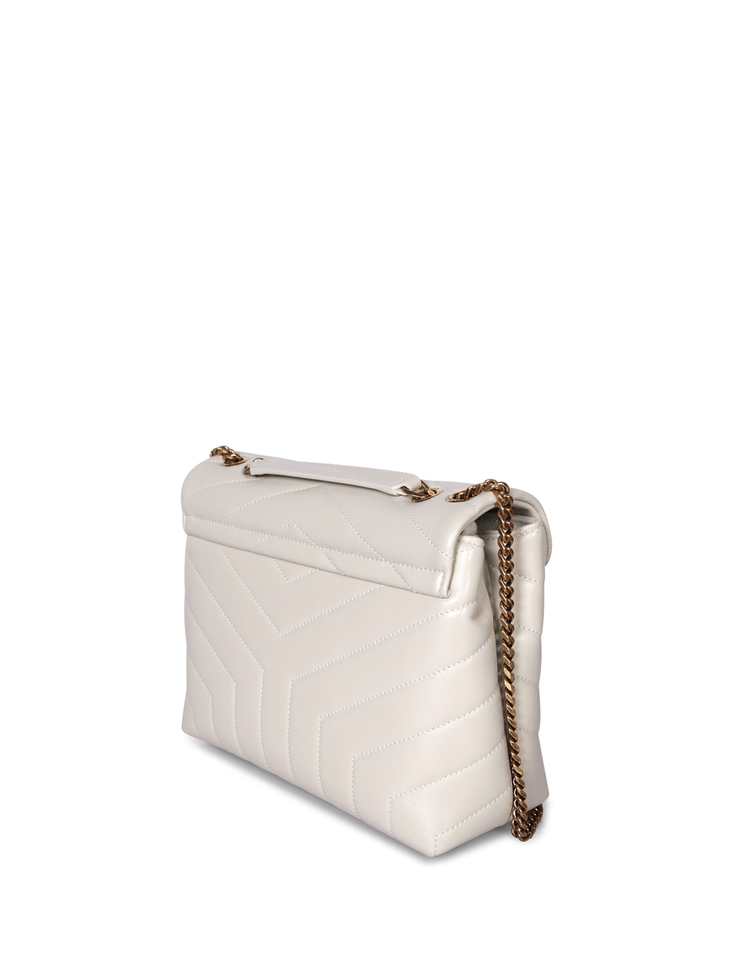 Loulou small ivory/gold bag – DELL'OGLIO