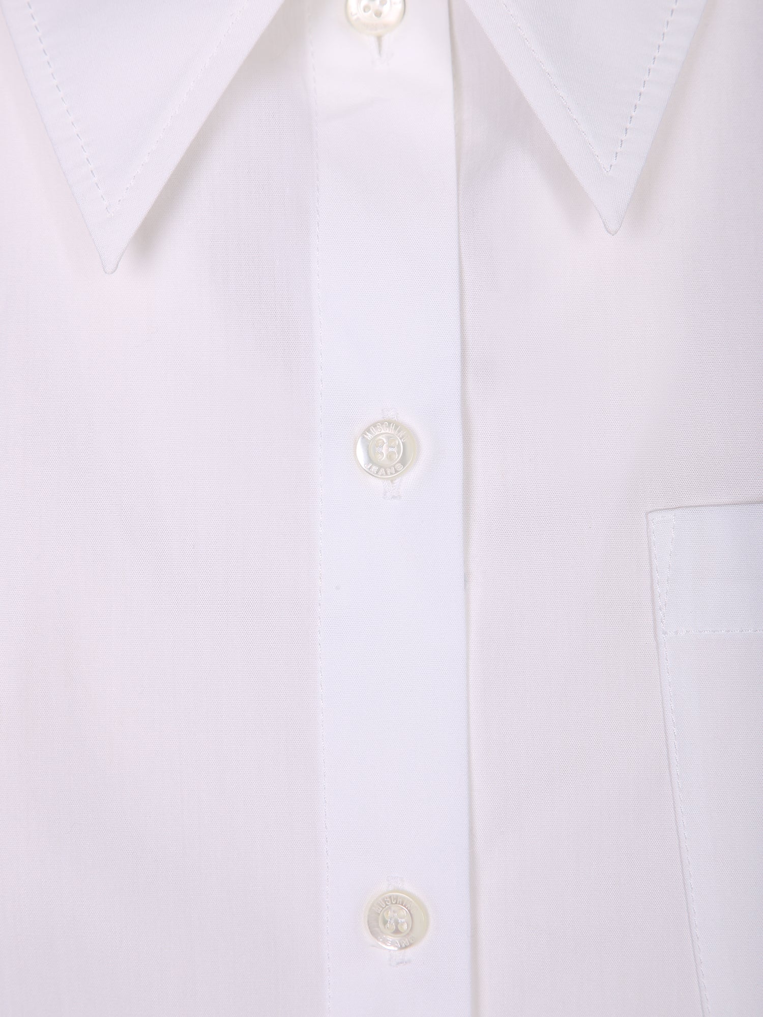White Poplin Crop Shirt – DELL'OGLIO