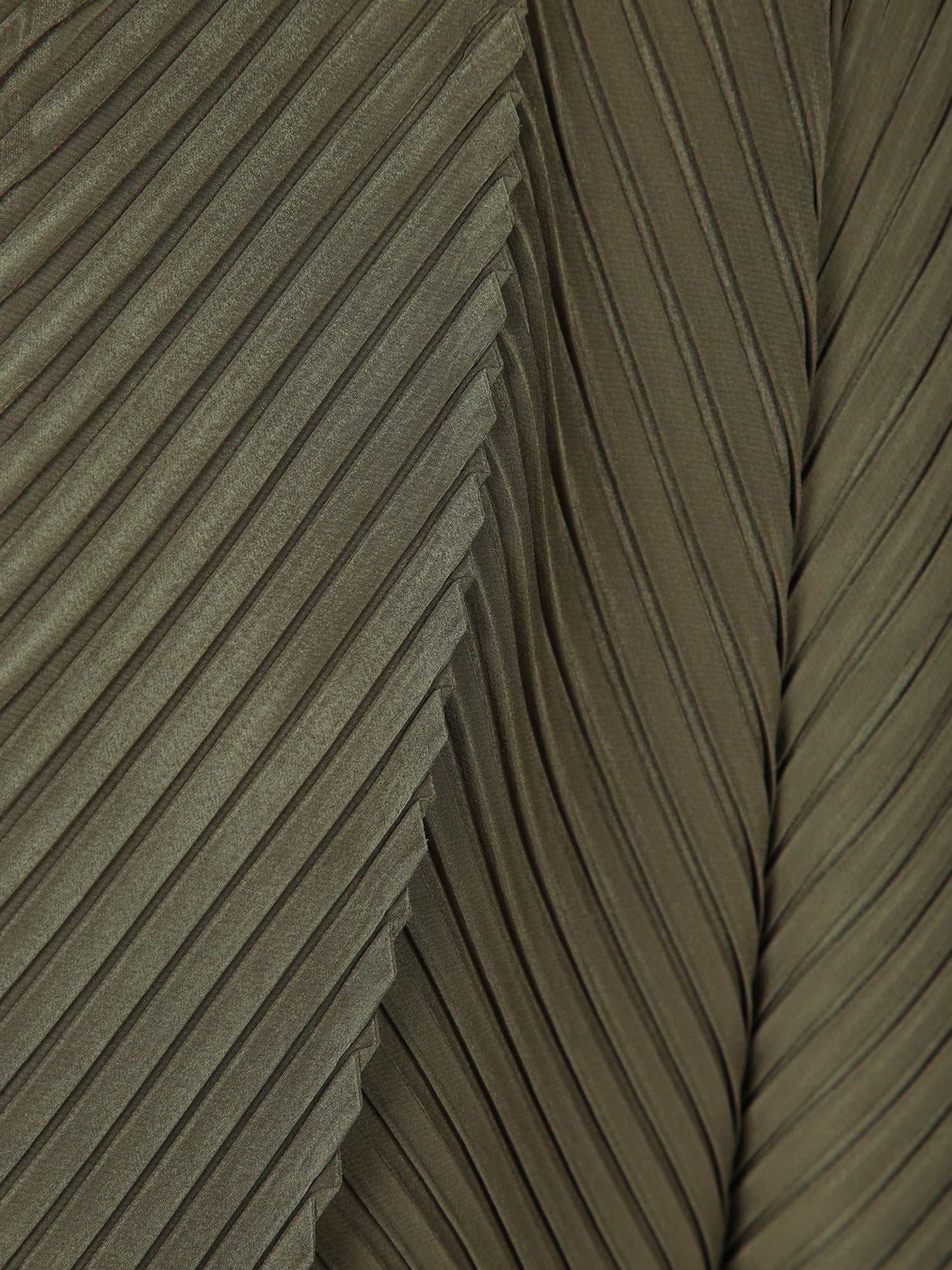 Soft Fold Pleats Cardigan in Khaki – DELL'OGLIO