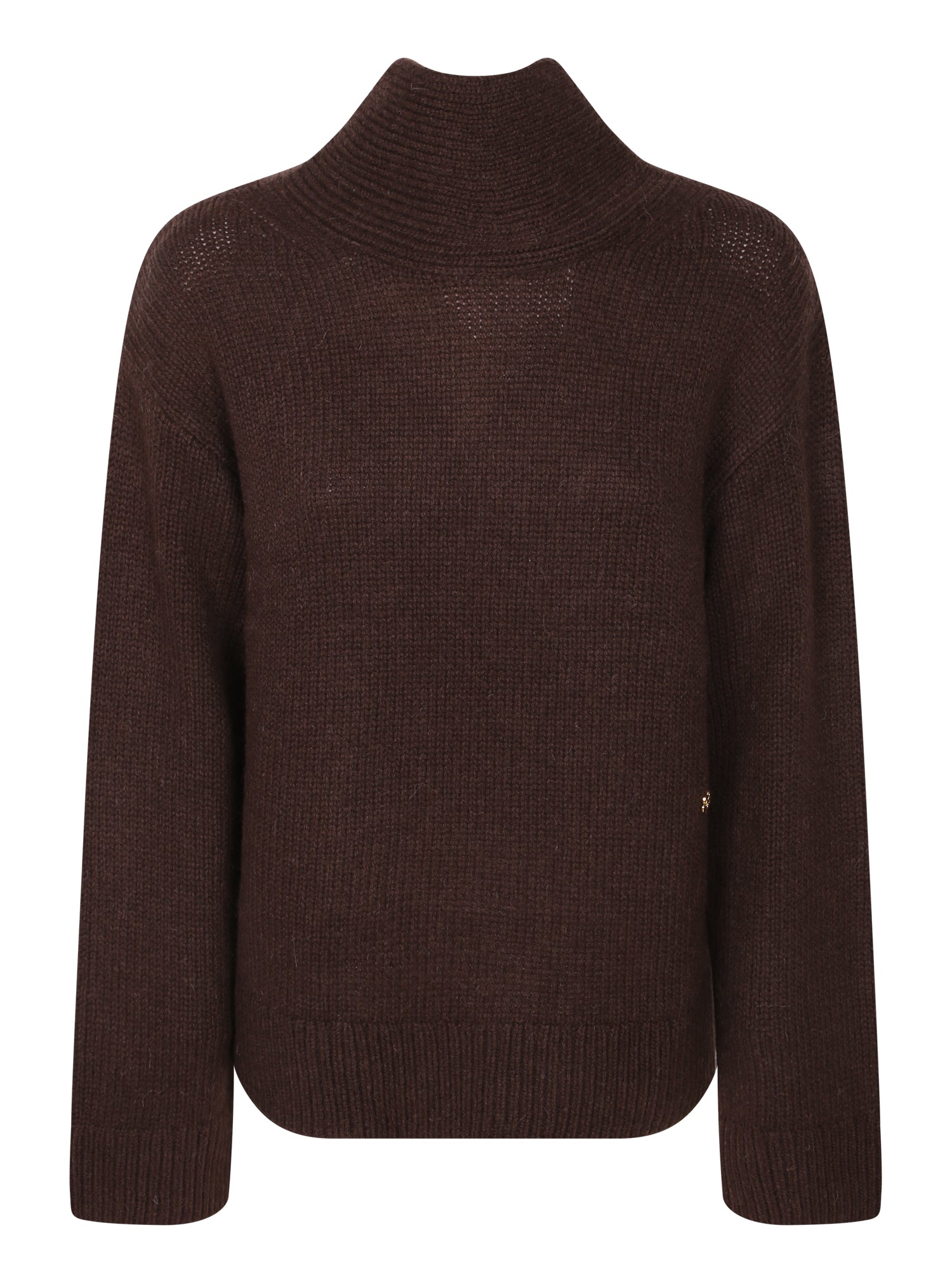 Brown Open Back Sweater – DELL'OGLIO