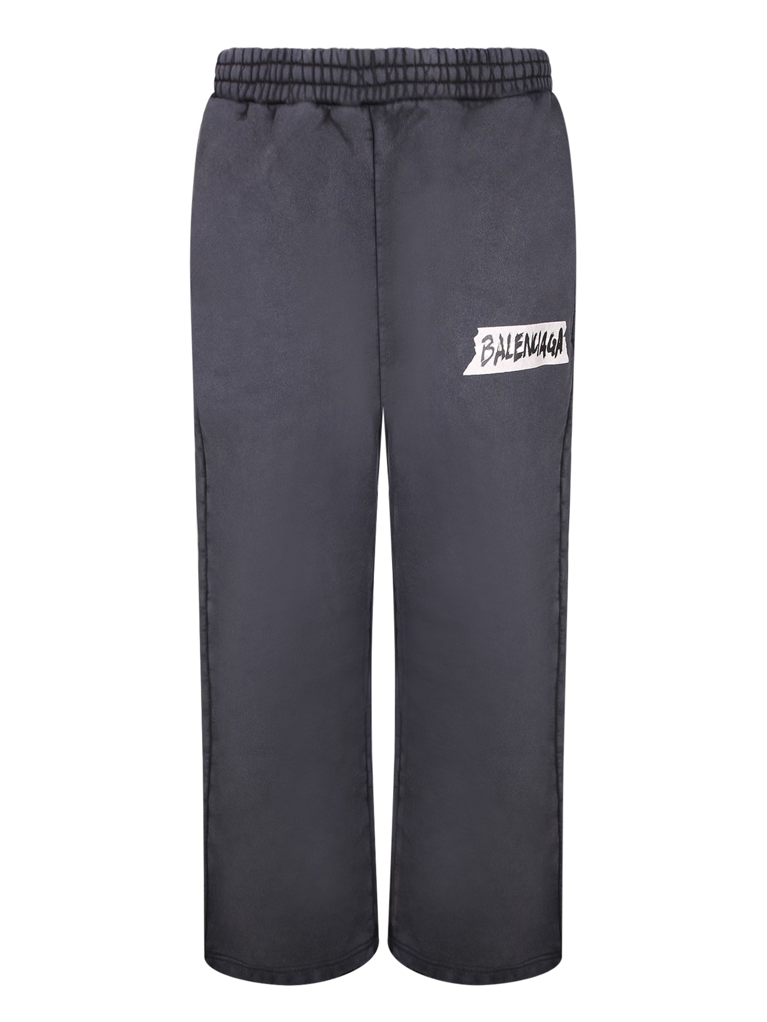 Black Logo Label Jogger Pants – DELL'OGLIO