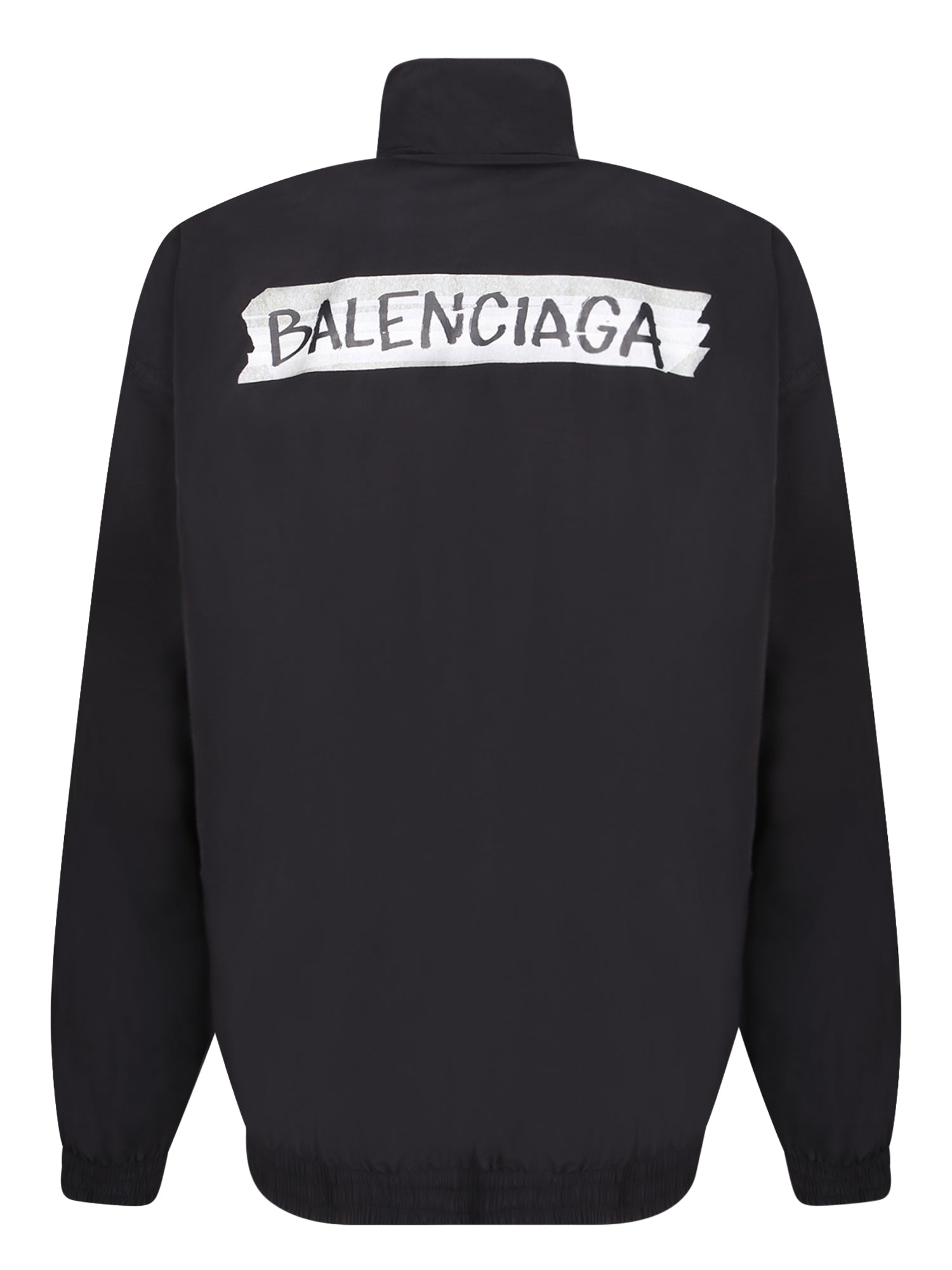 Black Tech Logo Label Jacket – DELL'OGLIO