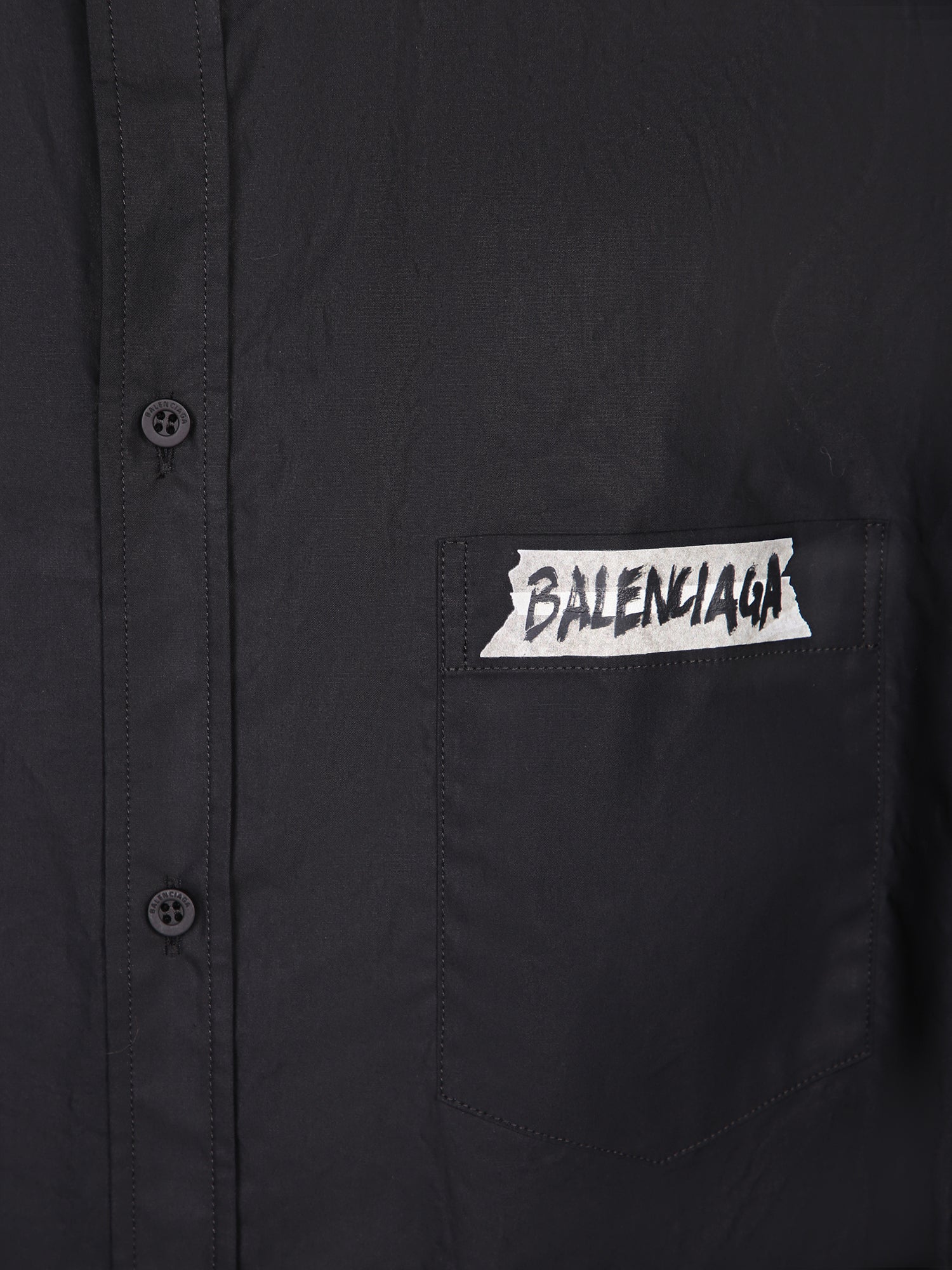 Logo Label and Back Black Shirt – DELL'OGLIO